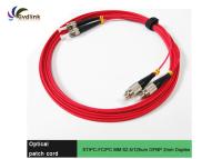 China ST/PC to FC/PC Multimode Duplex Fiber Patch Cord 62.5/125um OFNP 2mm for sale