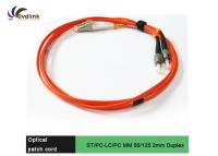 China ST/PC-LC/PC MM 50/125um 2mm Duplex Fiber Patch Cord for sale