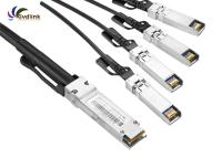 China QSFP-4SFP10G-CU1M 40Gb/S 1M Direct Attach Cable for sale