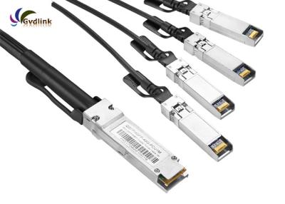 China QSFP-4SFP10G-CU3M 9.8ft  Passive Direct Attach Cable for sale