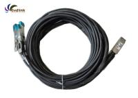 China 40G QSFP+ to 4x10G SFP+ Active Direct Attach Copper Breakout Cable 7m for sale