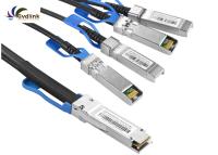 China 1m Twinax Direct Attach Cable QSFP-4SFP25G-CU1M Compatible for sale