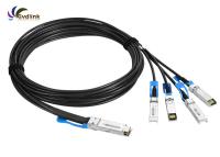 China 100G QSFP28 to 4x25G SFP28 Passive Direct Attach Copper Twinax Cable 5m for sale
