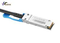 China QSFP-100G-CU1M Compatible 100G QSFP28 Passive Direct Attach Copper Twinax Cable 1m for sale