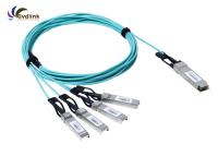 China QSFP-4X10G-AOC1M 40Gb/S Active Fiber Cable for sale