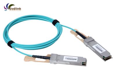 China QSFP28 100G Active Optical Cable 1m Compatible QSFP-100G-AOC1M 100Gb/s for sale
