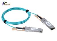 China QSFP-100G-AOC5M Compatible 100G QSFP28 Active Optical Cable 5m for sale