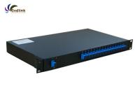 China 16 Channel CWDM Mux Demux 1310nm to 1610nm Dual Fiber Low Insertion Loss 1U Rack for sale