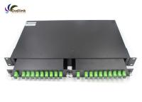China 16 Channel CWDM Mux Demux 1310nm to 1610nm Dual Fiber Low Insertion Loss 1U Rack for sale