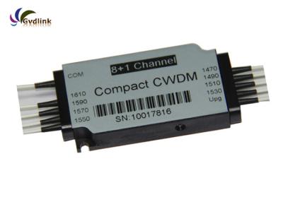 China 8 Channel Compact CWDM Mux Demux 1470-1610nm 2.2dB Max IL for sale