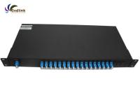 China 16 Channel DWDM Mux Demux C20-C35 LC/UPC Dual Fiber 1U Rack Mount Low Insertion Loss for sale