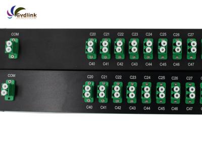 China Duplex LC/UPC 100GHz ITU Grid C59  40 Channel Mux for sale