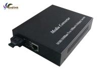 China Gigabit Fiber Optic Media Converter RJ45 to SFP 10/100/1000Mbps 80km Single Mode for sale