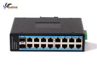 China DC12V 1000mb/S 16 Ethernet Port Fiber Optic POE Switch for sale
