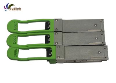 China 100G QSFP28 FR Single Lambda 1310nm 2km Optical Transceiver Module Compatible for sale