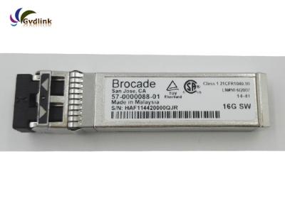China 16GFC SFP+ 40G Optical Transceiver 850nm 100m DOM Compatible Brocade 57-0000088-01 for sale