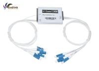China Single Fiber LC/UPC 1370nm 6+1 Channels CWDM MUX DEMUX for sale