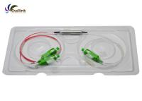 China CATV WDM FWDM Module 1490nm 1550nm SC Steel Tube Low Insertion Loss 0.8dB for sale