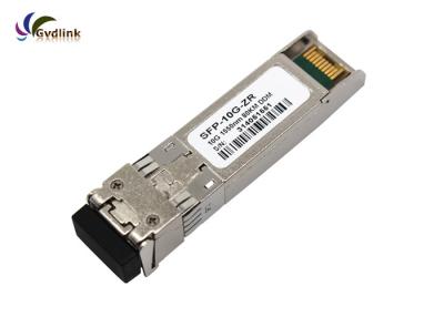 China 10G SFP+ 1550nm 80km SMF Fiber Transceiver OSX080N01 Compatible Hot Pluggable for sale