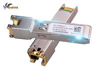 China 1310nm SFP 1000BaseT 1.25G RJ45 Copper Transceiver 100m for Gigabit Ethernet for sale