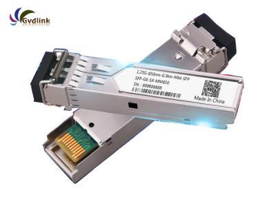 China 1.25G SFP 850nm 550m Fiber Optic Transceiver Module DDM Compatible eSFP-GE-SX-MM850 for sale