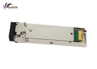 China 1.25G SFP 1550nm 80km Hot Pluggable Transceiver Module Compatible S-SFP-GE-LH80-SM1550 for sale