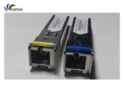 China 1.25G SFP BIDI Transceiver Module 1310nm 20km Single Fiber LC Compatible for sale