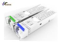 China 1.25G BIDI SFP Fiber Transceiver Module 1490nm 20km Single Mode LC for sale