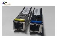 China 1.25G BIDI 1310nm SMF SFP Fiber Transceiver Module 40km for sale