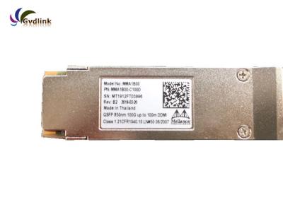 China Mellanox MMA1B00-C100D Compatible QSFP28 100GBASE-SR4 850nm 100m MTP/MPO Transceiver for sale
