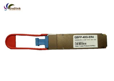 China Juniper Compatible JNP-QSFP-40GE-ER4 40G QSFP+ Optical Transceiver 1310nm 40km DOM LC SMF for sale