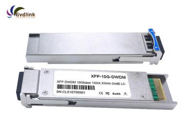 China DWDM XFP 10G Transceiver CH59 1530.33nm 80km Dual LC EML SMF Module for sale