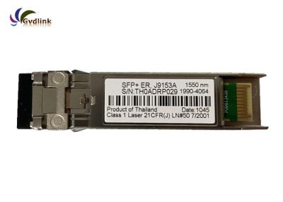 China HPE Compatible SFP 10G ER 1550nm 40km LC Connector Fiber Transceiver J9153A JG234A for sale