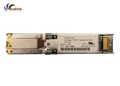 China HPE Compatible 813874-B21 SFP+ 10GBASE-T Copper RJ45 Transceiver 30m 2.5W for sale