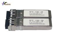 China Juniper Compatible SFP+ 10GBASE-ZR 10Gb/s 80km LC SMF Transceiver Module 1550nm for sale