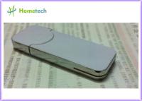 China Business White Plastic USB Flash Drive Small Custom USB 2.0 4GB for sale