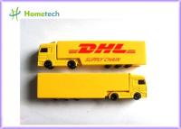 China Yellow Creative Truck Plastic USB Flash Drive 8GB For Advertising Gift for sale