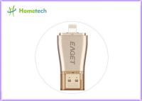 China Portable Android OTG USB Flash Drive 128gb 3 In 1 Aluminum For Iphone for sale