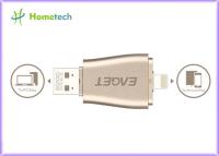China Portable Android OTG USB Flash Drive 128gb 3 In 1 Aluminum For Iphone for sale