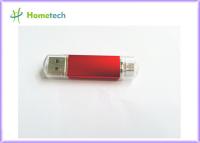 China Red Rectangle Smartphone USB Flash Drive OTG 4GB Usb 2.0 Pen Drive for sale