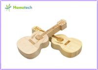 China Guitar Usb Drive Maple Wooden USB Flash Drive 8GB 16G 32G Memory Stick for sale