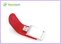 China 4GB Red Leather Usb Flash Drive Nice Leather Cover Usb Pen Drive With Custom Logo for sale