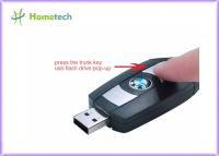China Black large capacity Plastic USB Flash Drive , fast usb 2.0 custom usb device for sale