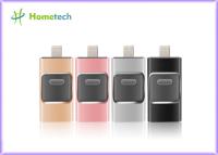 China Mobile Phone USB Flash Drive For IOS / Android , I- Easy Drive With Aluminum Alloy Material for sale
