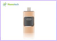 China Mobile Phone USB Flash Drive For IOS / Android , I- Easy Drive With Aluminum Alloy Material for sale