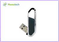 China High Speed Leather USB Flash Disk 64gb / USB 2.0 Pen Drive 4gb With FCC RoHS Standard for sale