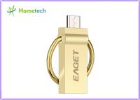 China Eaget 2 In 1 OTG 16GB Usb 3.0 Thumb Drive Shockproof With 140MB/S Max Read Speed for sale