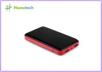 China 10000mAh Two Charging Port Lipstick Power Bank Ultra Slim ABS Shell Casing for sale