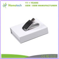 China Bulk Promotional Leather USB Flash Disk Drive 4GB 8GB 62mm*27*12mm for sale