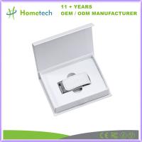 China Bulk Promotional Leather USB Flash Disk Drive 4GB 8GB 62mm*27*12mm for sale